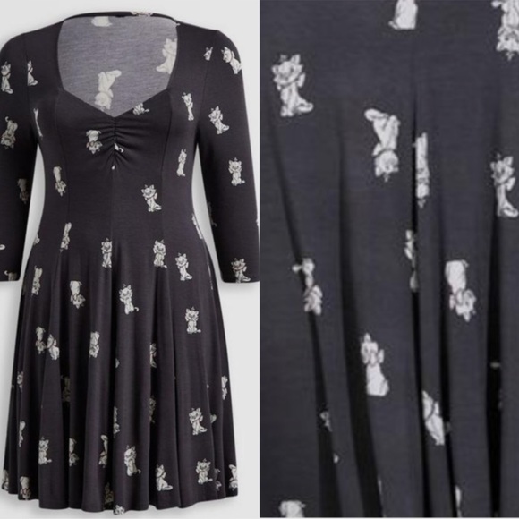 torrid | Dresses | Torrid Disney Aristocats Skater Super Soft Dress ...